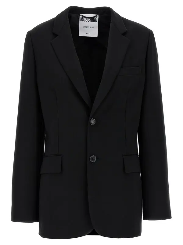 Moschino Single-breasted Martingale Blazer