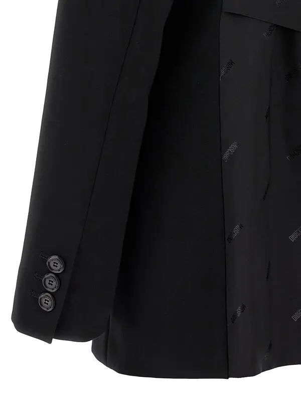 Moschino Single-breasted Martingale Blazer