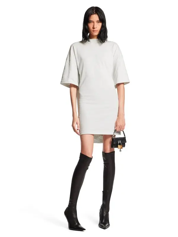 Balenciaga Semi-fitted Dress - White