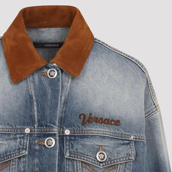 Versace Denim Stone Wash Blouson