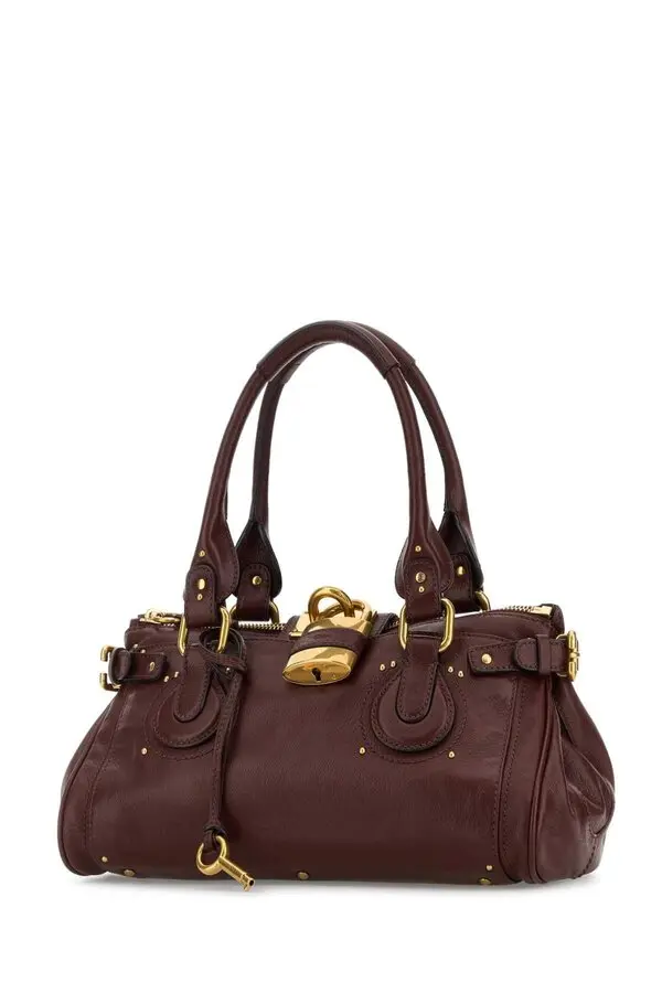 Chloé Chocolate Leather Paddington Shoulder Bag - Brown