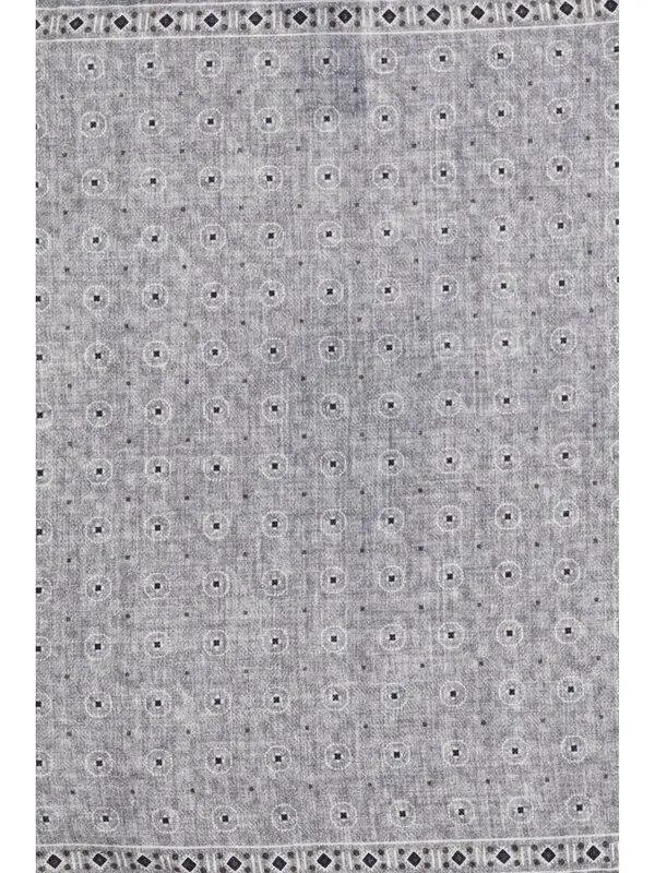 Brunello Cucinelli Ethnic-patterned Silk Pocket Square