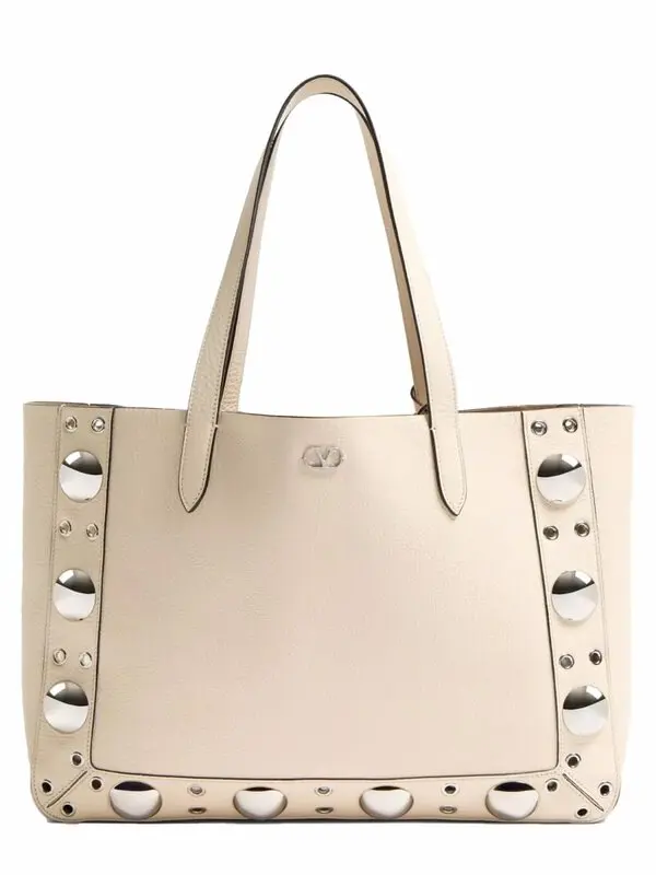 Valentino Garavani Nellcôte Shopping Bag - Cream