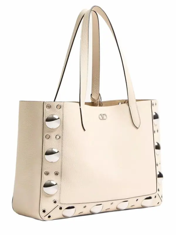 Valentino Garavani Nellcôte Shopping Bag - Cream