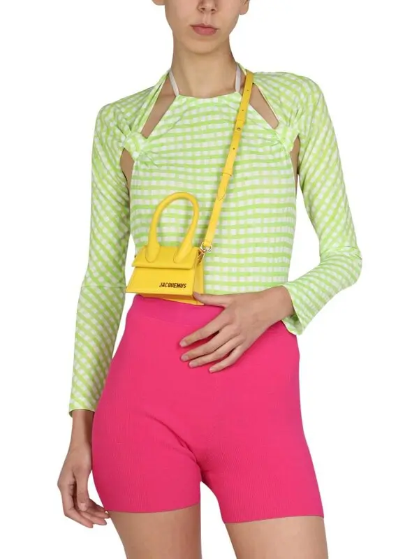 Jacquemus Gingham Cut Out Bodysuit