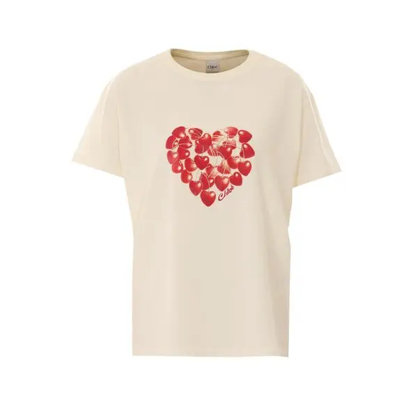 Chloé Printed T-shirt - White