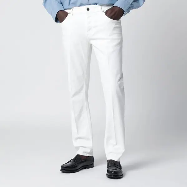 PT TORINO Reggae Tapered Trousers - White