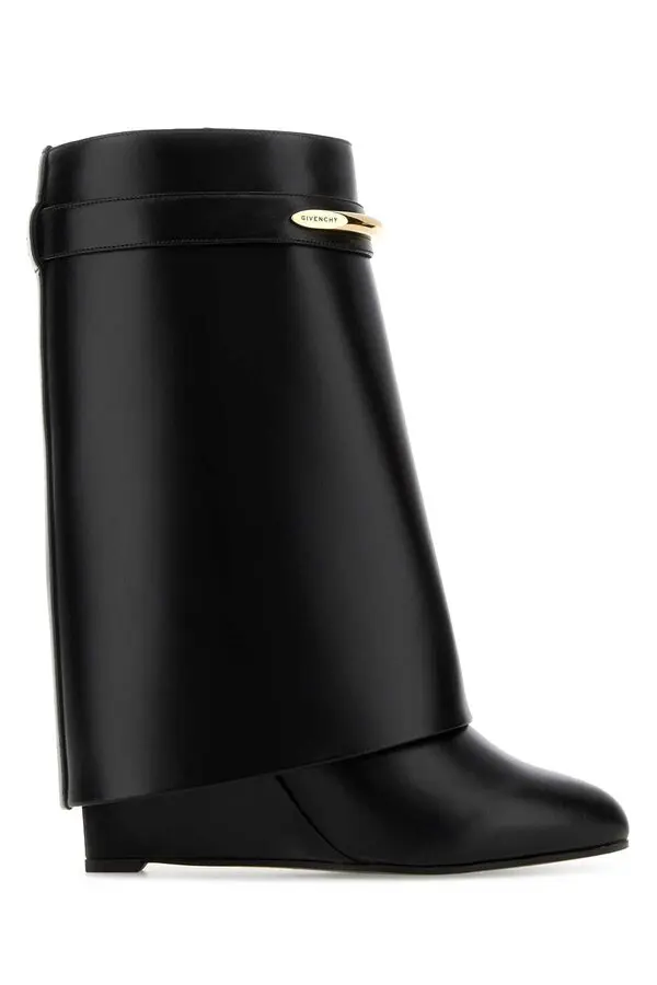 Givenchy Leather Shark Pinch Boots - Black