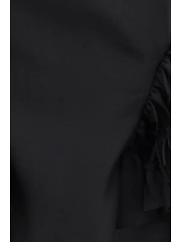 Dries Van Noten Ruffled Peplum Top - Black