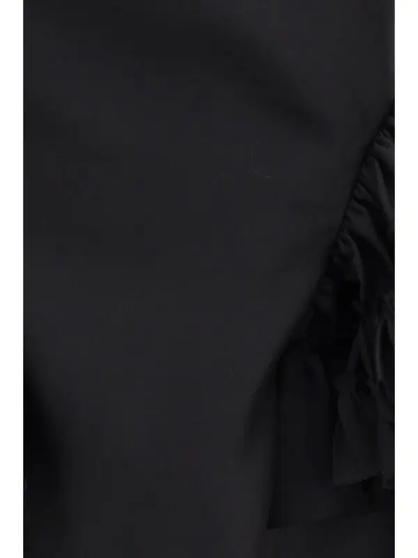Dries Van Noten Ruffled Peplum Top - Black