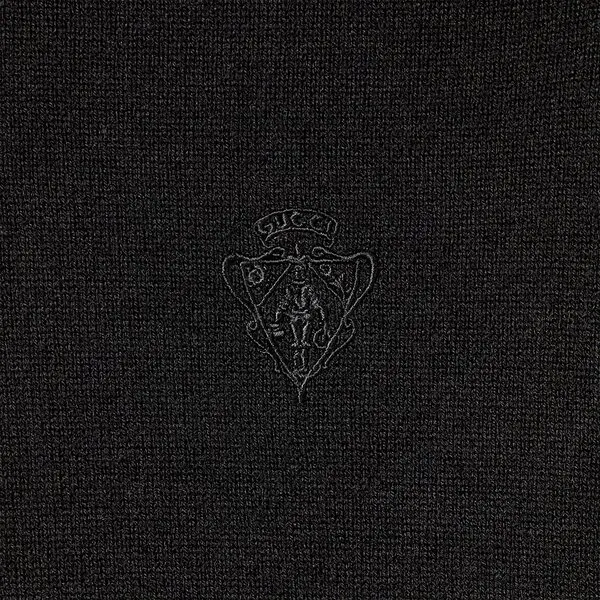 Gucci Wool Turtleneck With Logo Embroidery