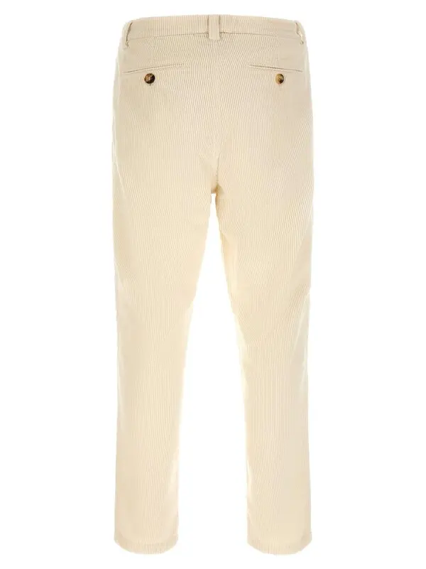 Brunello Cucinelli Corduroy Trousers - Cream