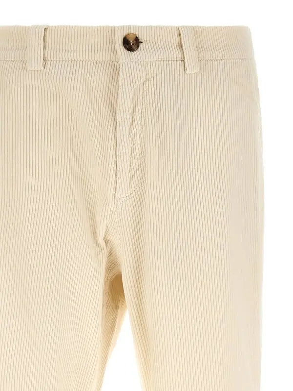 Brunello Cucinelli Corduroy Trousers - Cream