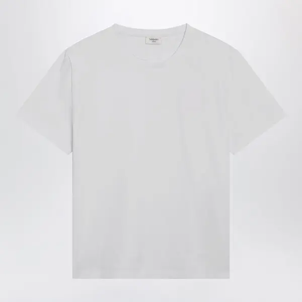Saint Laurent Small Fit De Cotton T-shirt - White