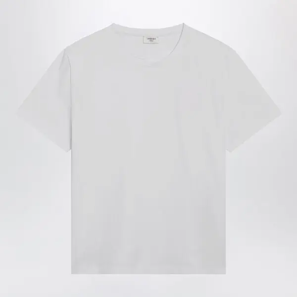 Saint Laurent Small Fit De Cotton T-shirt - White