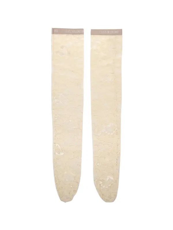 Valentino Garavani Lace Knee-high - Cream