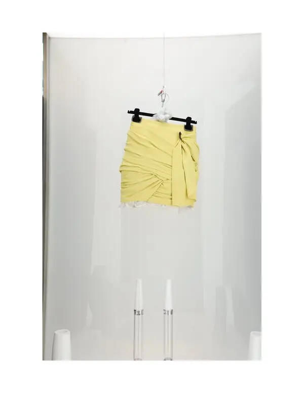 Celine Draped Mini Skirt - Multicolor