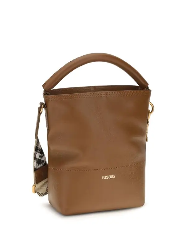 Burberry B Clip Bucket Bag - Brown