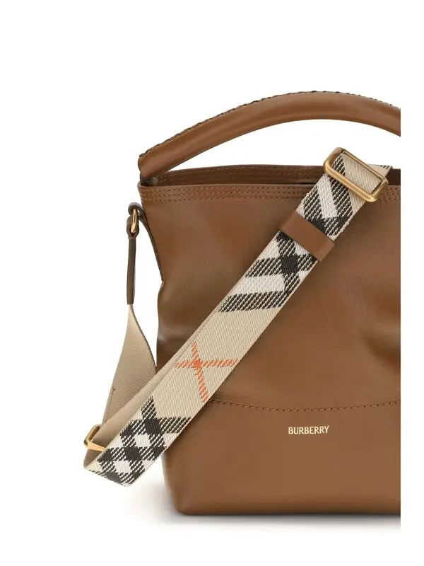 Burberry B Clip Bucket Bag - Brown