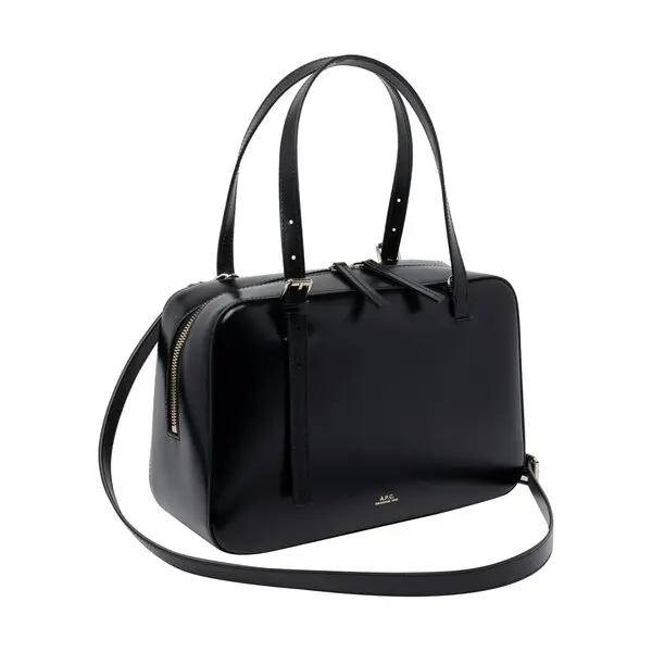 A.p.c. Virginie Box Bag - Black