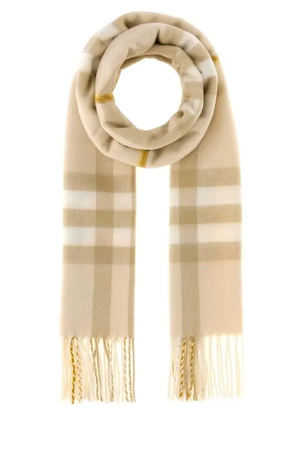 Burberry Embroidered Cashmere Scarf - Multicolor