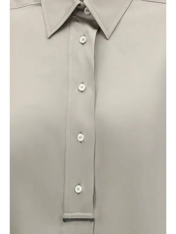 Brunello Cucinelli Silk Satin Shirt