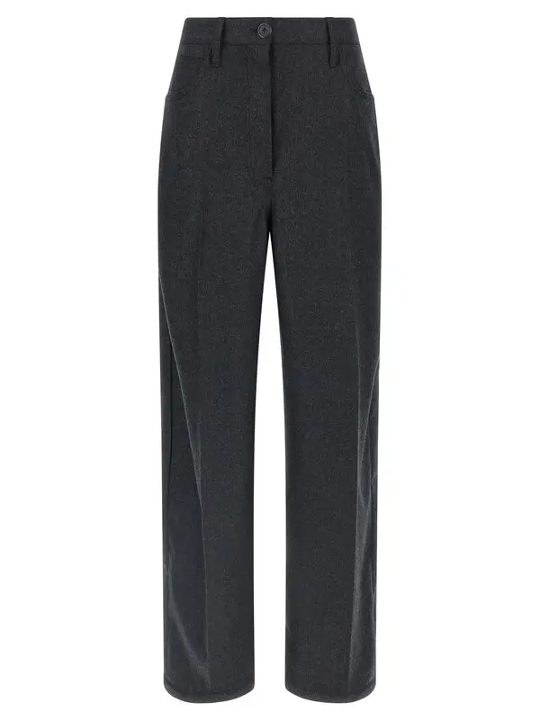 Prada Flannel Pants - Gray