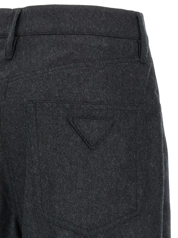 Prada Flannel Pants - Gray