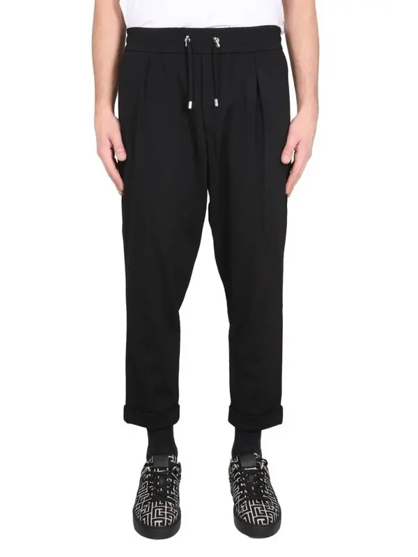 Balmain Wool Pants - Black