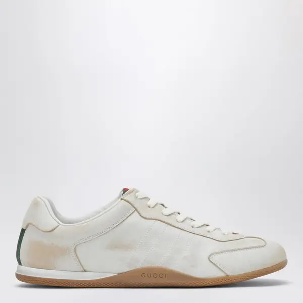 Gucci Shift Sneakers In Delave-effect Leather