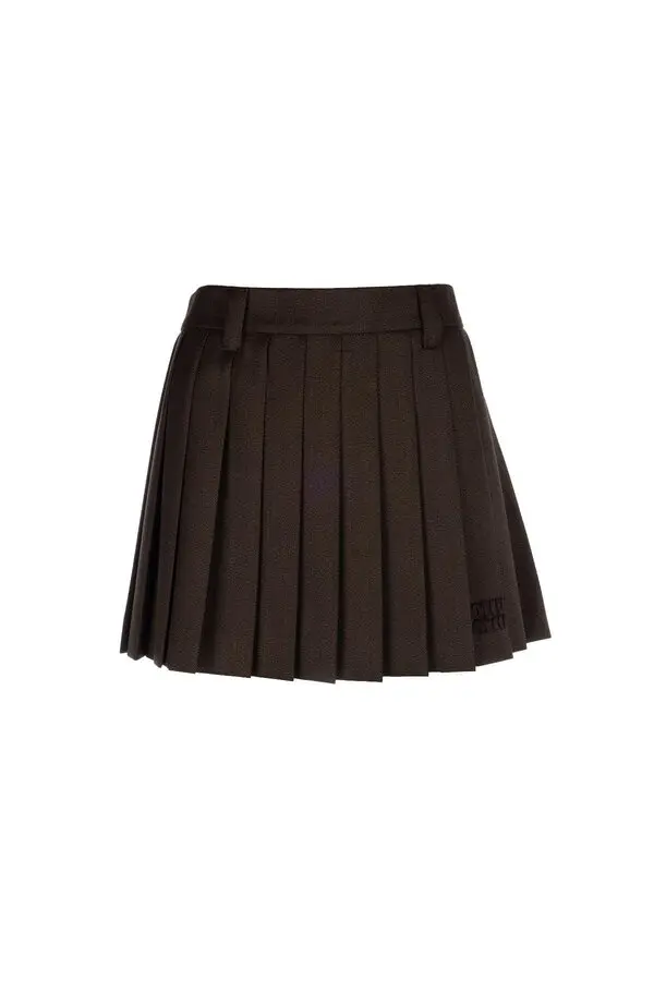 Miu Miu Pleated Skirt - Multicolor