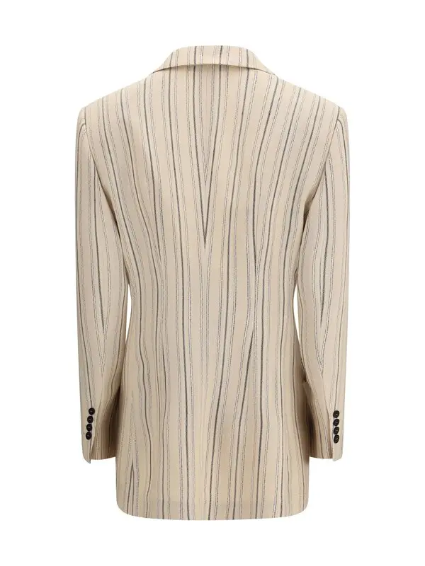 Dolce & Gabbana Single-breasted Regimental Pinstripe Jacket