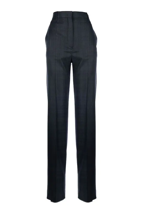 Prada Patterned Pleated Trousers - Multicolor