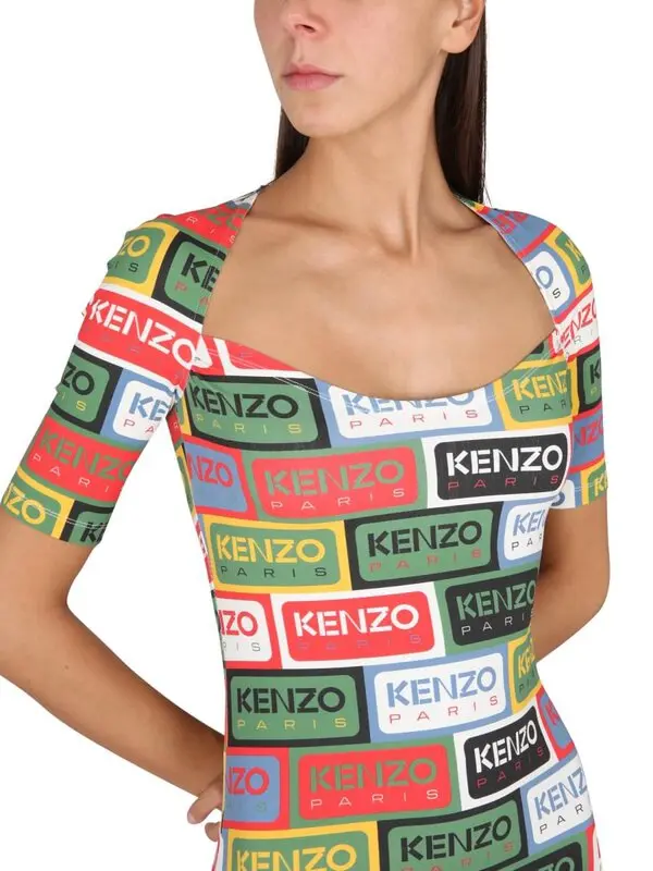 Kenzo Bodycon Dress - Multicolor