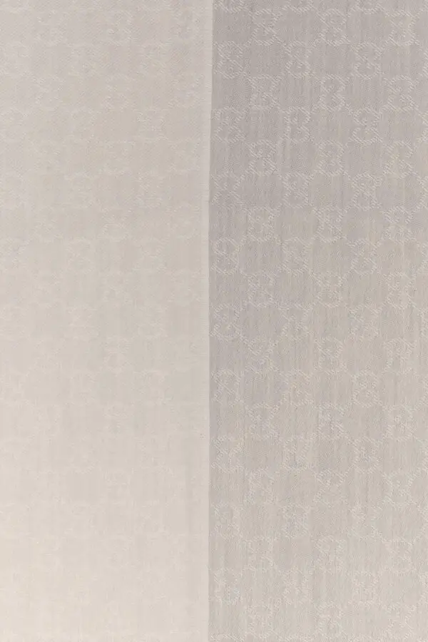 Gucci Embroidered Cashmere Blend Scarf