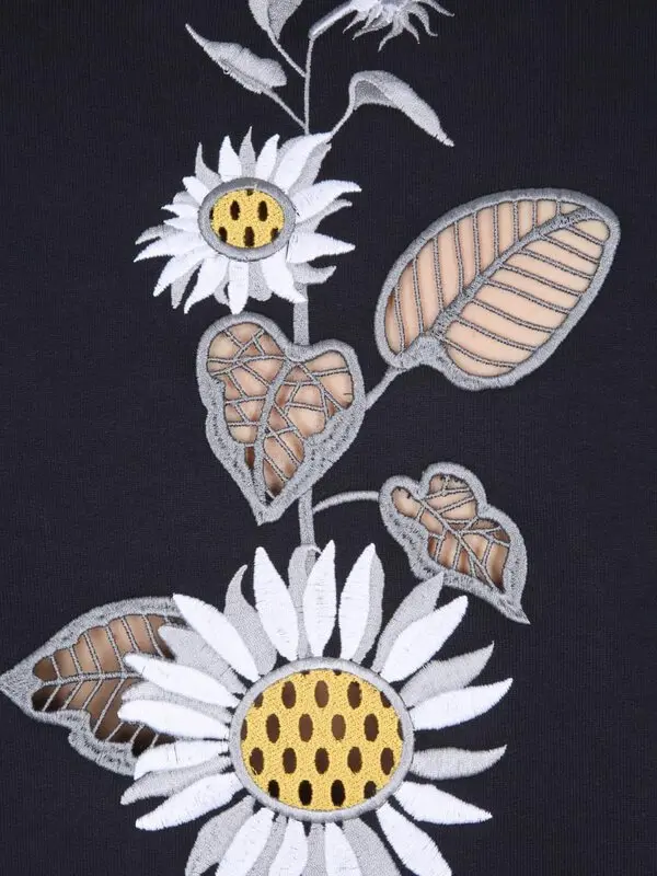 Thom Browne Sweatshirt With Embroidery - Blue