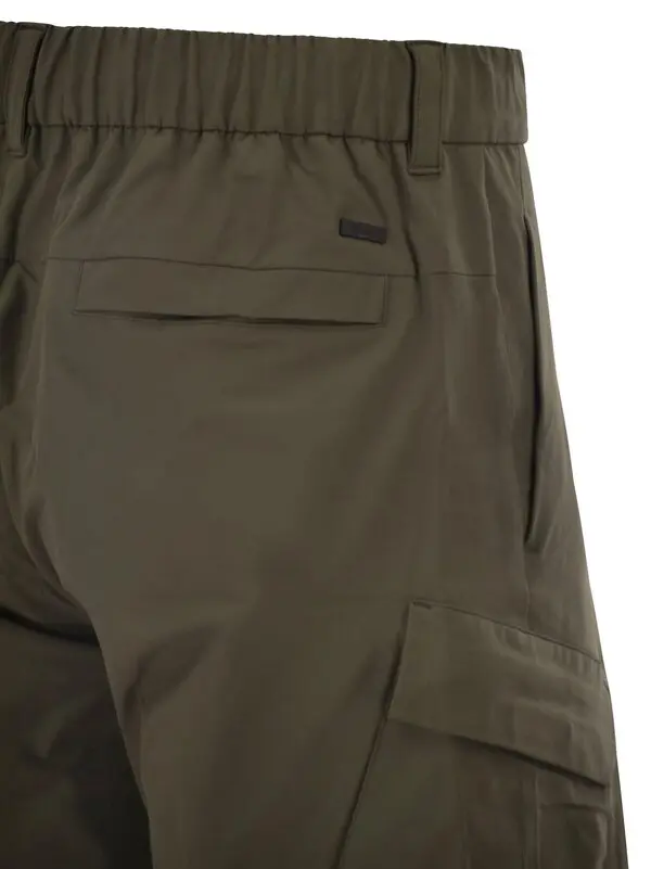 Herno Technical Fabric Cargo Bermuda Shorts - Multicolor