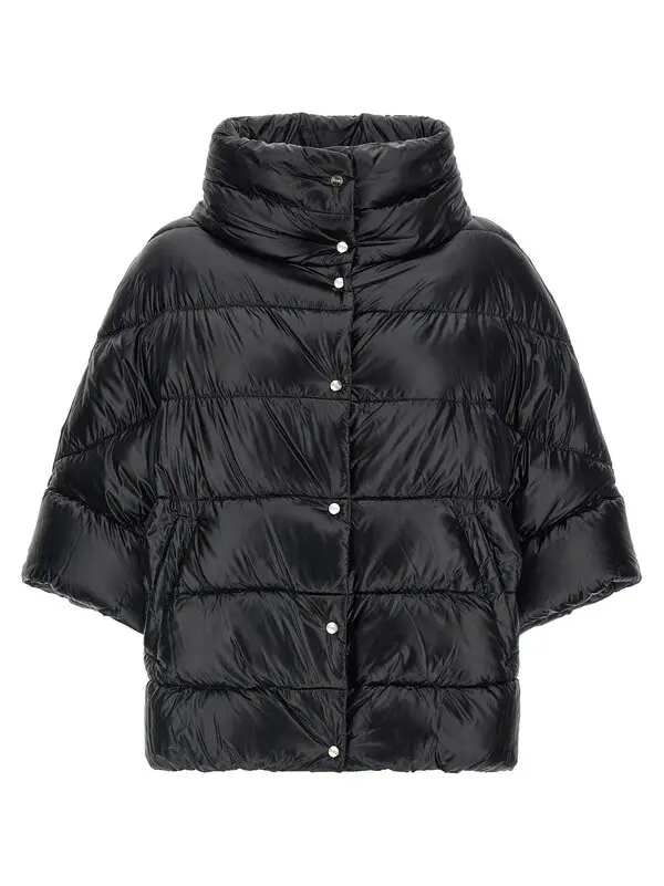 Herno Ultralight Hooded Puffer Jacket - Black