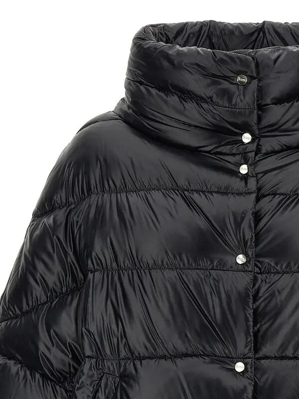 Herno Ultralight Hooded Puffer Jacket - Black