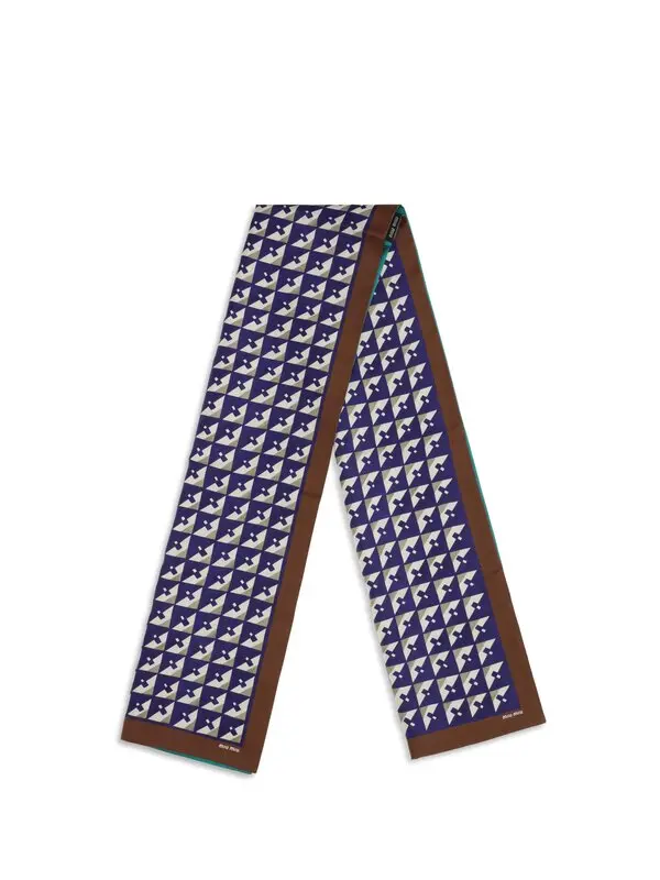 Miu Miu Geometric Print Scarf