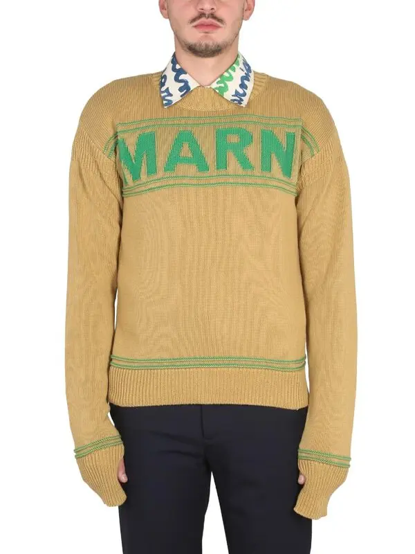 Marni Knit Sweatshirt With Logo