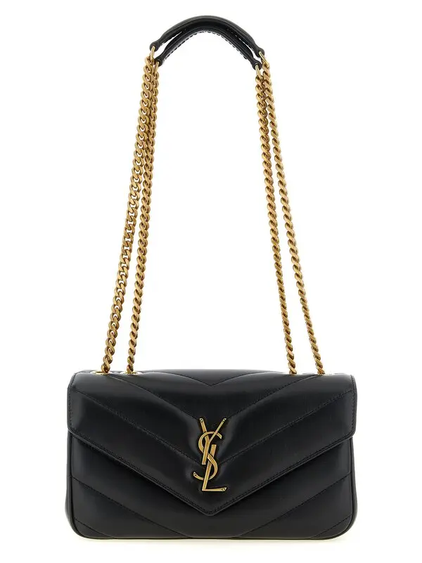 Saint Laurent Loulou' Small Shoulder Bag - Black