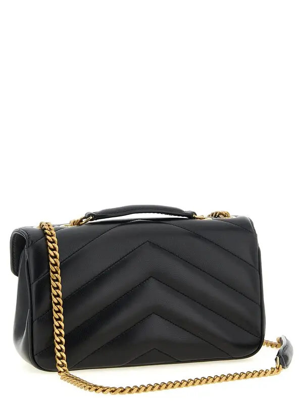 Saint Laurent Loulou' Small Shoulder Bag - Black