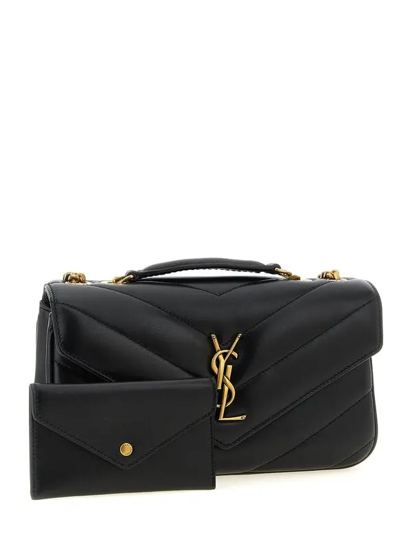 Saint Laurent Loulou' Small Shoulder Bag - Black