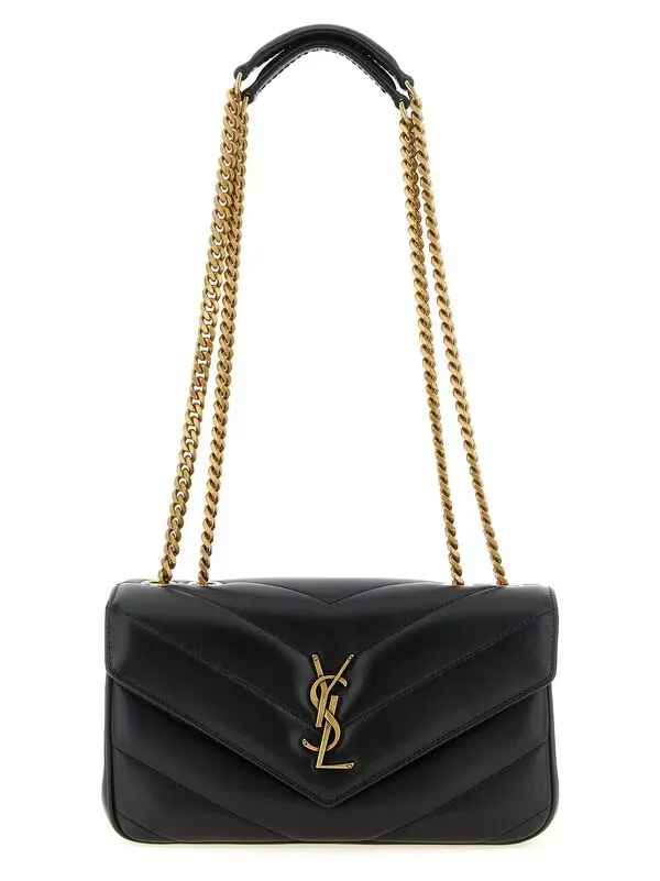Saint Laurent Loulou Small Shoulder Bag - Black