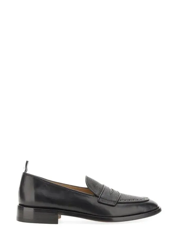Thom Browne Varsity Penny Loafer - Black