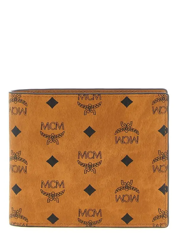 Mcm Bifold Wallet - Brown