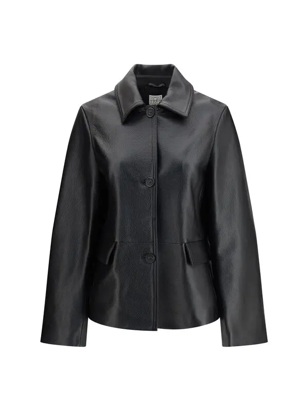 TOTEME Grained Leather Jacket