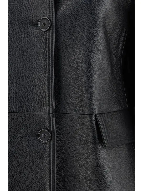 TOTEME Grained Leather Jacket