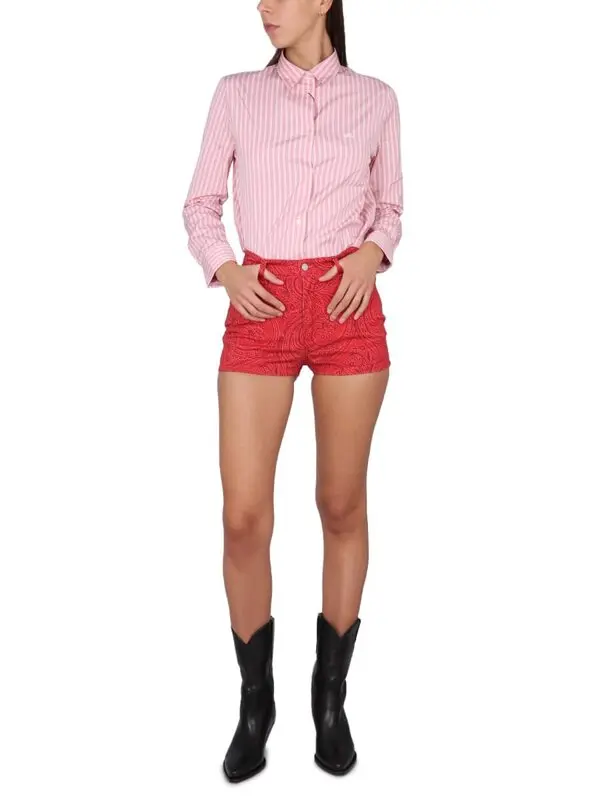 Etro Paisley Print Shorts